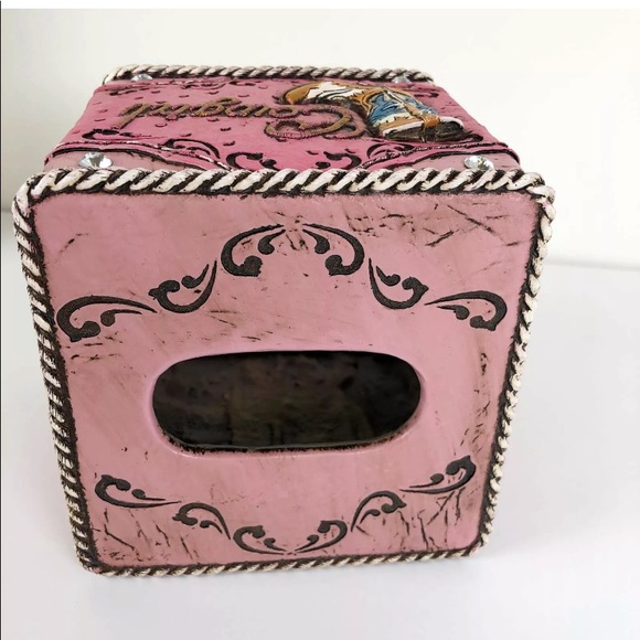 Accents | Western Cowgirl Tissue Box Cover | Poshmark